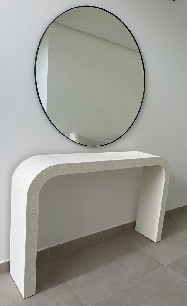 Buy Vivienne Textured Paint Curve Console Table Online in Dubai, UAE ...